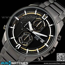 BUY Casio Edifice Chronograph Black Ion Plated Mens Watch EFR-533BK ...