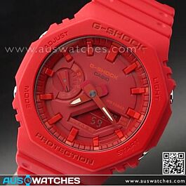 BUY Casio G-Shock Carbon Core Guard All Red Watch GA-2100-4A - Buy ...