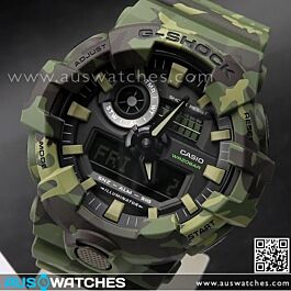 Casio G-Shock Analog Digital Super illuminator Camouflage Watch GA ...