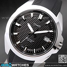 Casio Analog Resin Band 100M Mens Watch MTP-E400-1AV, MTPE400 | AUSwatches.com