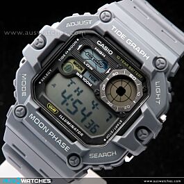 Casio Tide Graph Moonphase 100M Marine Digital Watch WS-1700H-8AV