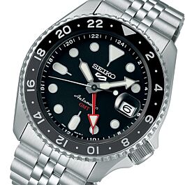 BUY Seiko 5 Sports GMT Automatic Black Grape Dial Watch SSK001K1 ...