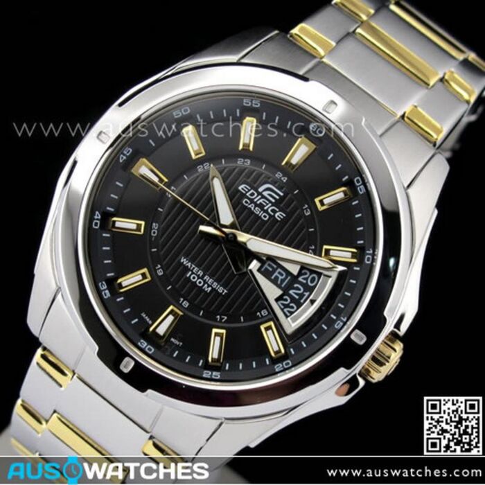 BUY Casio Edifice Two Tone Mens Watch EF-129SG-1AV, EF129SG - Buy ...