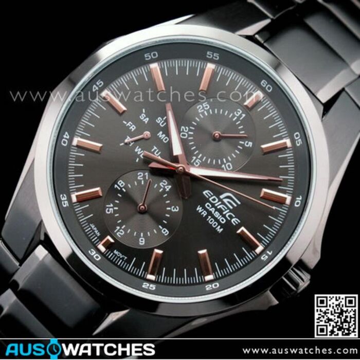 BUY Casio Edifice 100M W.R Analog Sport Watch EF-339BK-1A9V, EF339BK ...