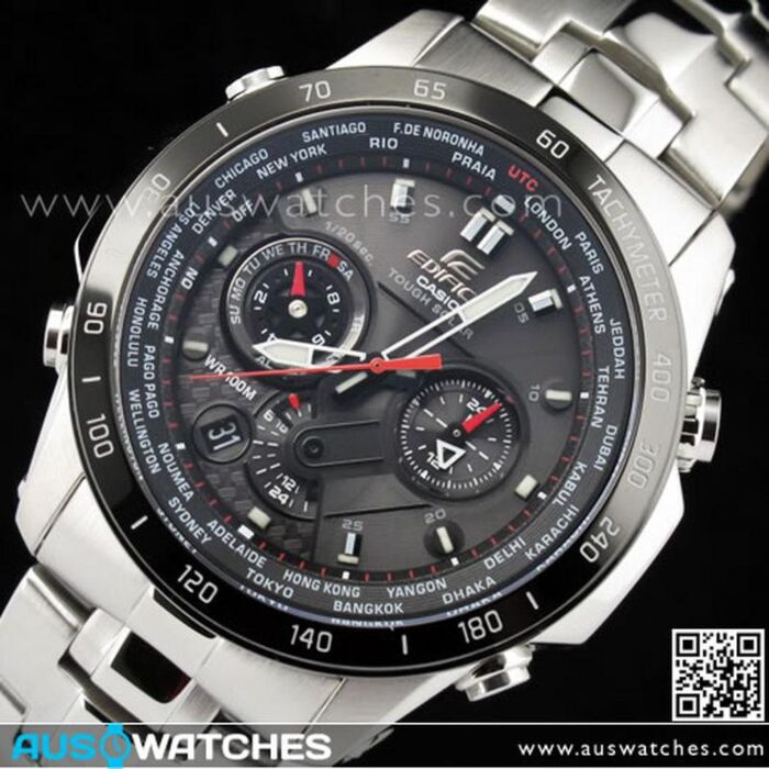 BUY Casio Edifice F1 Solar Chronograph Dual-Layer Face Watch EQS-1000DB ...