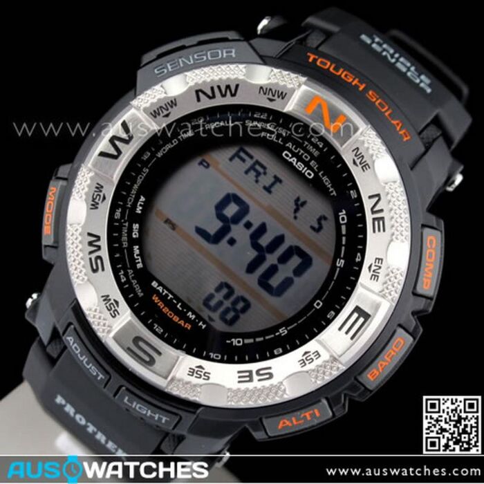 BUY Casio Protrek Triple Sensor Altimeter Barometer Compass Solar Watch PRG-260-1, PRG260 - Buy ...