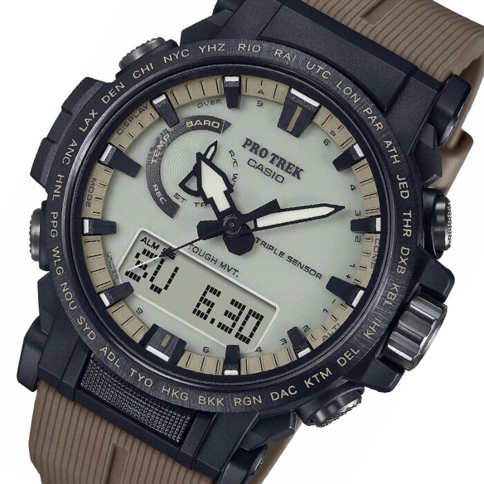 BUY Casio ProTrek Triple Sensor Climber Line Solar Atomic Watch PRW ...